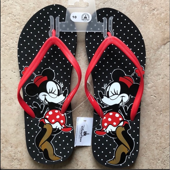 Disney | Shoes | Disney Minnie Mouse Flip Flop Sandals | Poshmark